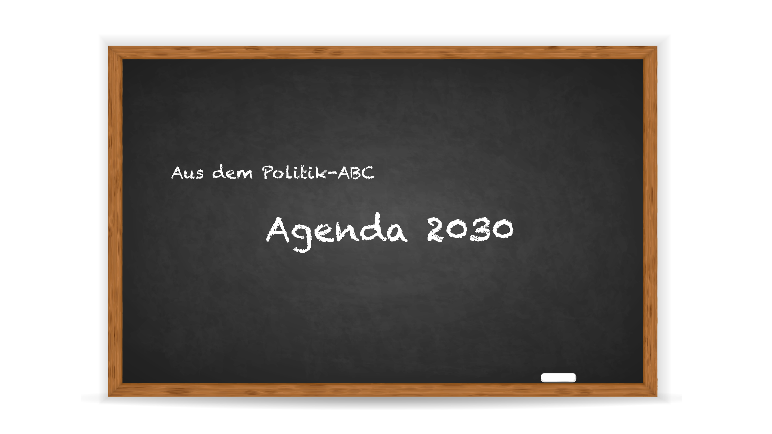 Agenda 2030 – 17 Ziele für nachhaltige Entwicklung - Discuss it